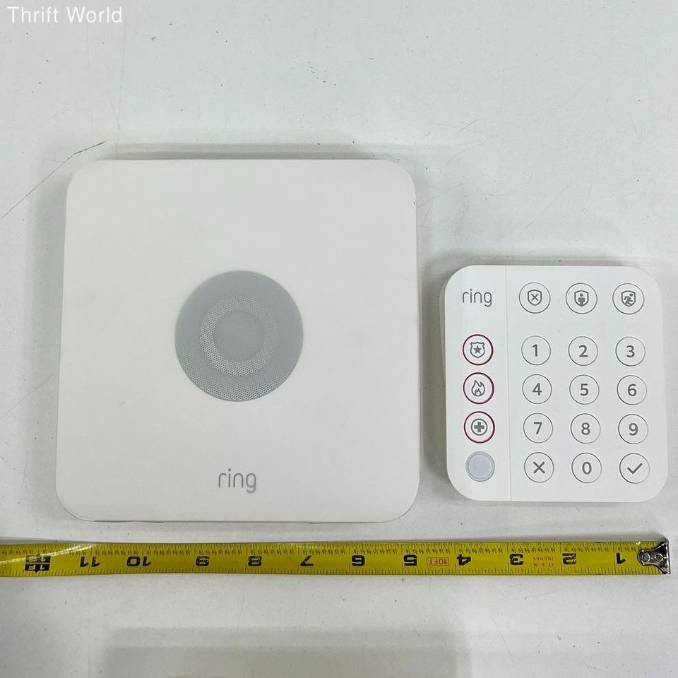 Ring Alarm 2nd Gen Home Security System Kit Base Station Keypad Sensors ...