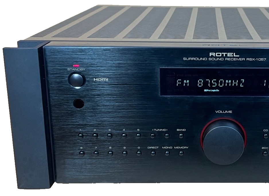 ROTEL RSX-1057, 7.1 Surround Receiver-75Wx5-Black-Certified Factory ...