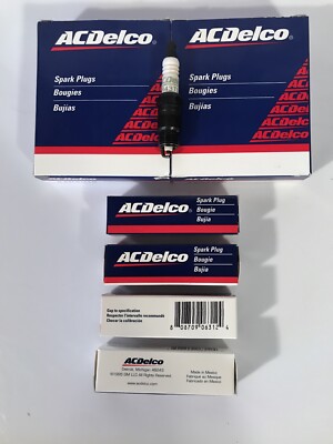 AC Delco Spark Plug - R43TS 19300382- 8 Spark Plugs ***GENUINE*** | eBay