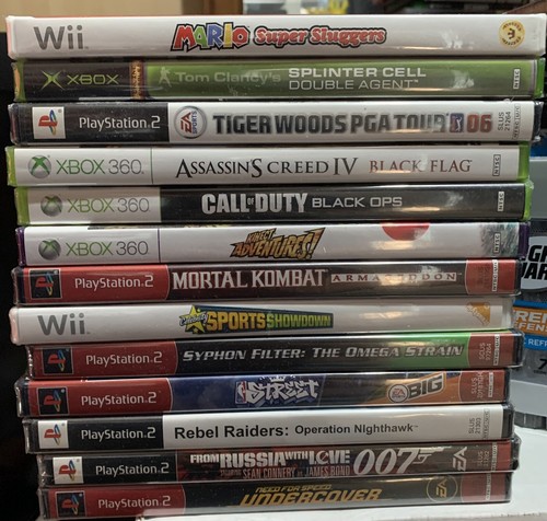 factory sealed video game lot wii super mario xbox xbox360 ps2 | eBay
