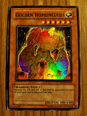 Yugioh Holo WC6-EN001 "Golden Homunculus" NMint-Mint | eBay