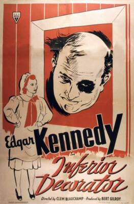 Inferior Decorator poster Sally Payne Edgar Kennedy 1942 Old Movie ...