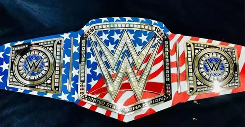 NEW UNIVERSAL Title Championship Wrestling USA Flag Strap Replica Adult ...