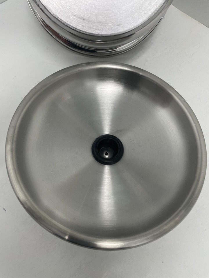 CHEF DOAK HEALTHY LIFE HEAVY 3-QT 7-PLY 304 WATERLESS SAUCEPAN W/ VAPO ...