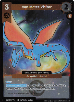Van Meter Visitor Reverse Holofoil Metazoo 2025 Base Set MZ1 014/214 ...