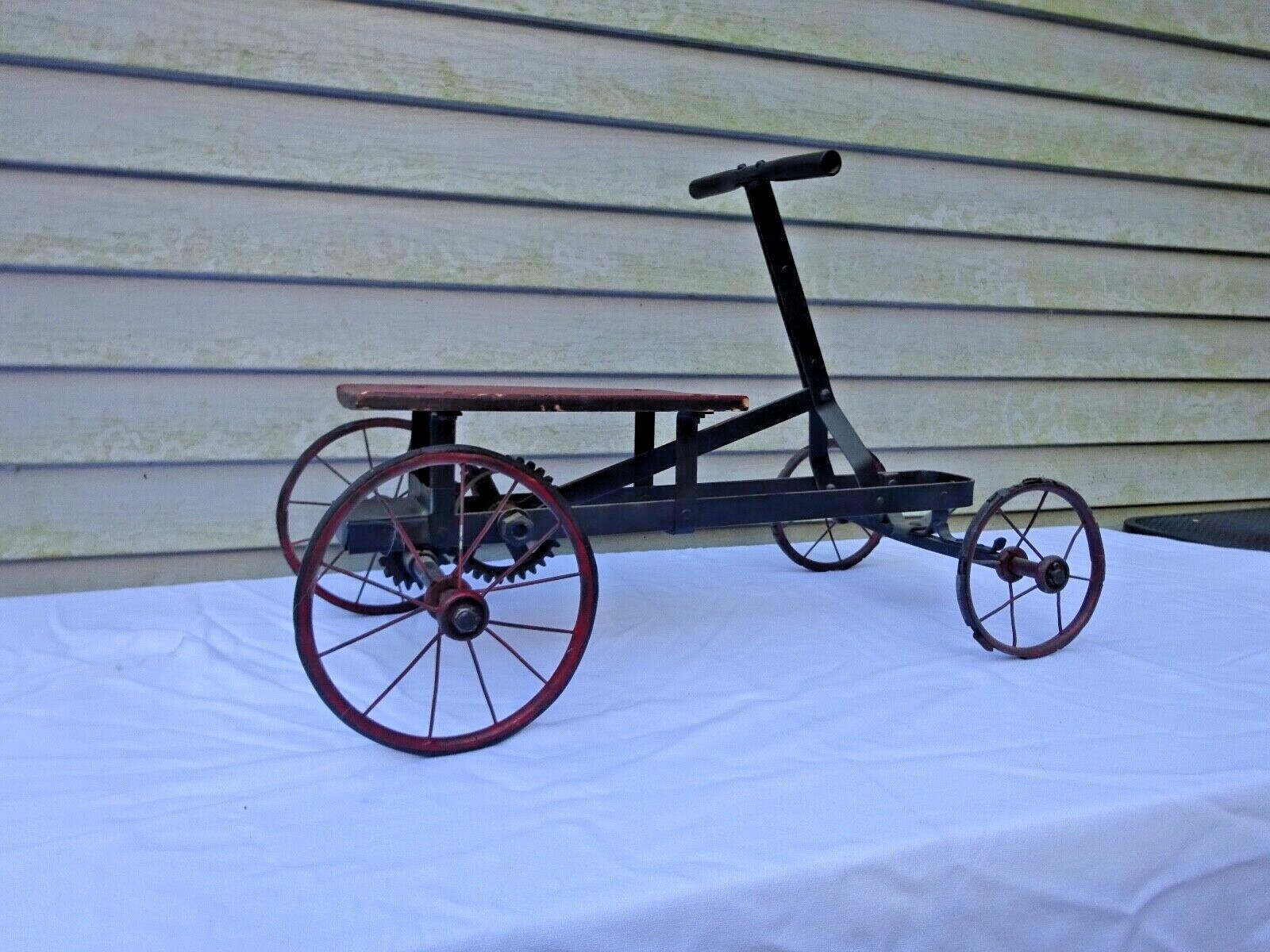 Fantastic Restored Early Vintage Irish Mail Cart Pedal Car w/cast metal ...