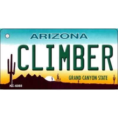 Climber Arizona State License Plate Tag Key Chain KC-6088 | eBay