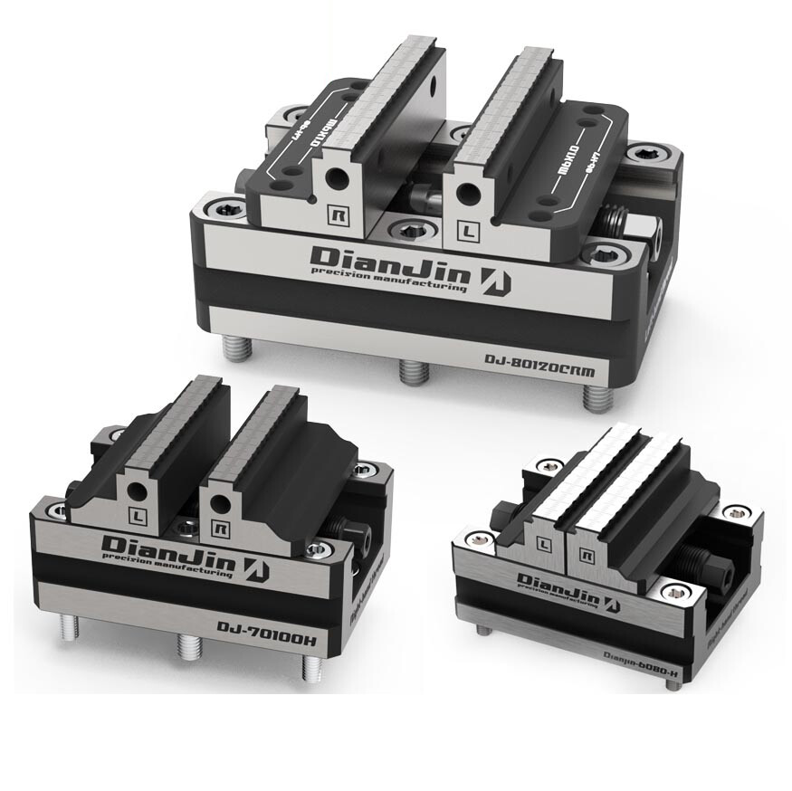 4/5 axis Fixture Self-centering Vise Zero-point Quick-change 4 axis DJ ...