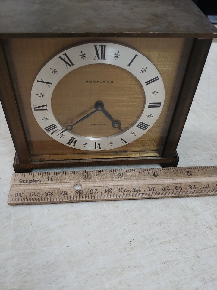 CORTLAND ELECTRONIC DESK MANTLE CLOCK | eBay
