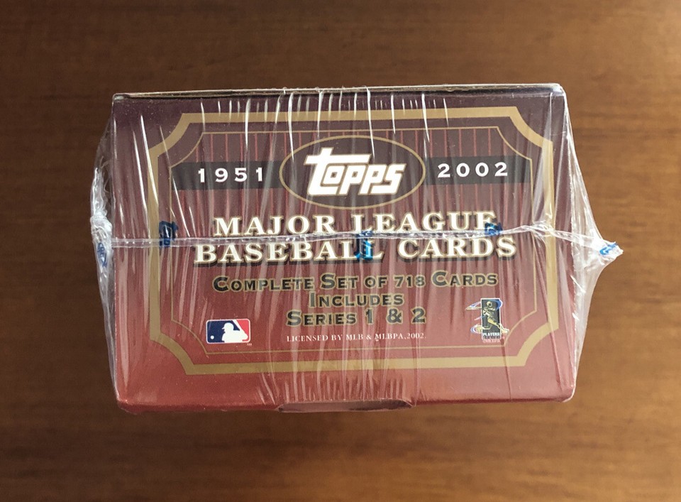 2002 Topps Baseball Factory Sealed Complete Hobby Box Set | eBay