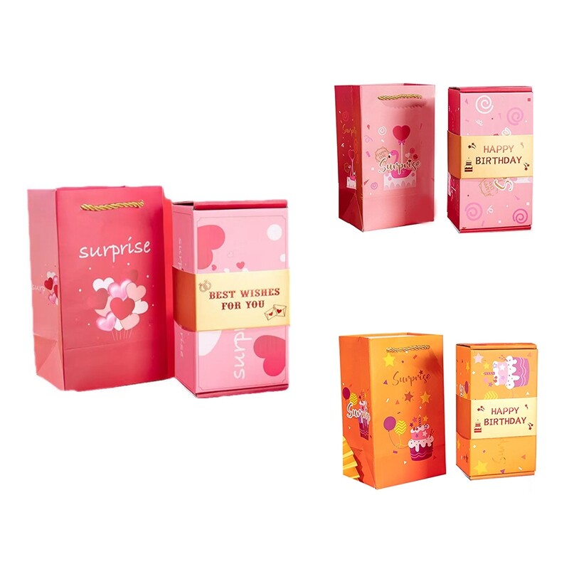 Exploding Gift Box Money Surprise Birthday Prank Box, Money Roll Gift ...