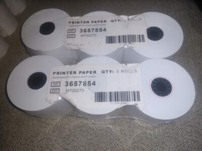 LOT OF 2 3 PACKS 3657854 PAPER FOR LAB GENERIC BLANK ROLL 57X45.72MM | eBay