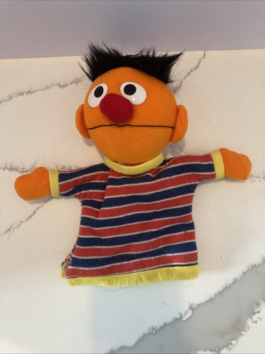 VTG Sesame Street Ernie Hand Puppet by Applause 1980 Wallace Berry & Co ...