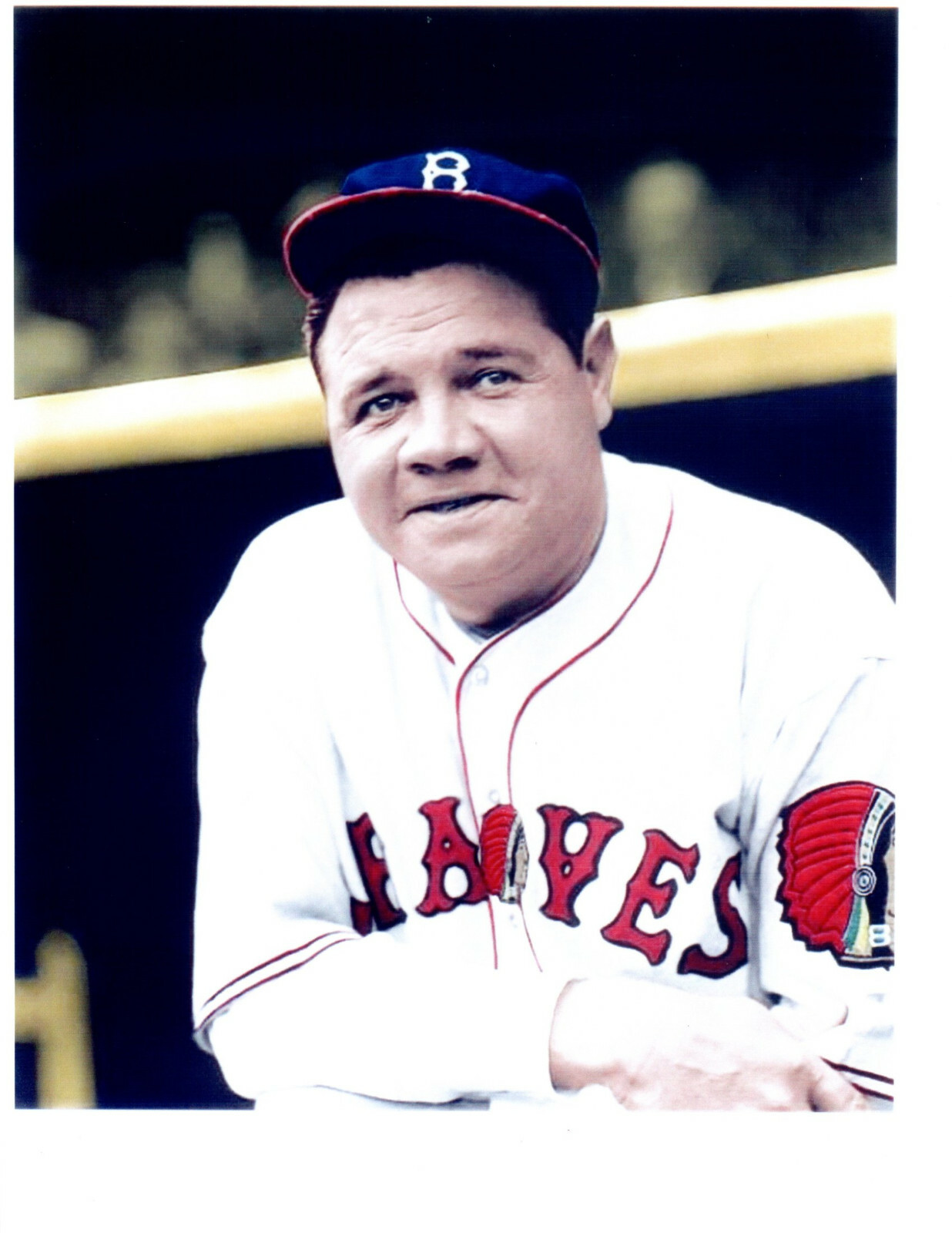 BOSTON BRAVES BABE RUTH 8X10 PHOTO HOF BASEBALL | eBay