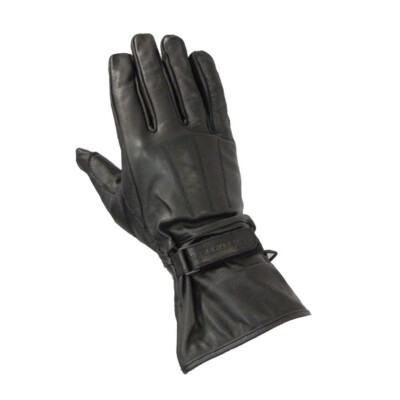 Roadkrome Big Bore Black Leather Motorcycle Gloves Women's Sizes SM, MD ...