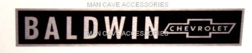 BALDWIN Vinyl Decal Sticker Bowtie 4215 | eBay