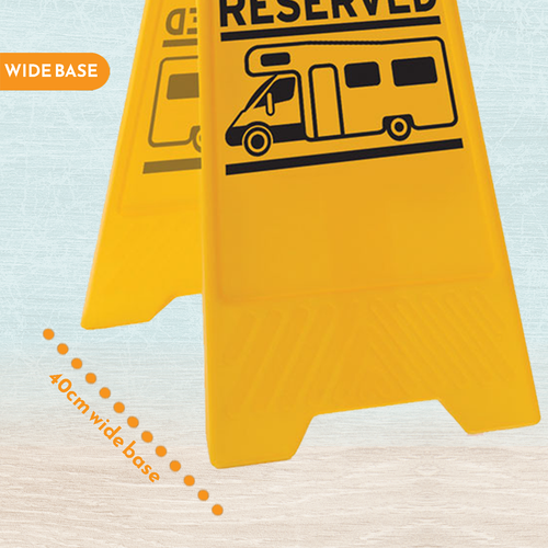 Xtremeauto Motorhome / Camper Pitch Reserved Sign A Board Sign Keep ...