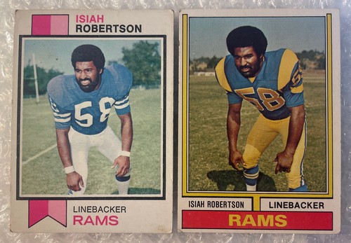 1973 & 1974 Topps Isiah Robertson Lot- RAMS PRO BOWL LEGEND | eBay