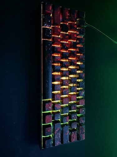 Custom | One-off | Hydro Dipped | 104 Key Caps (Keyboard Not Included ...