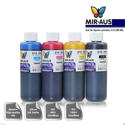 1 X 250 ml Ink for Epson WF-2860 WF-2850 WF-2830 XP-240 XP-440 XP-630 ...