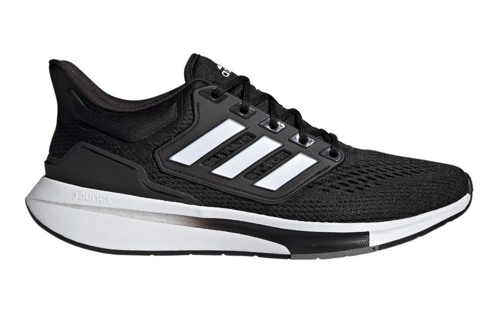 NIB MEN'S ADIDAS GY2190 EQ21 RUN BLACK/WHITE RUNNING SHOE SNEAKERS | eBay