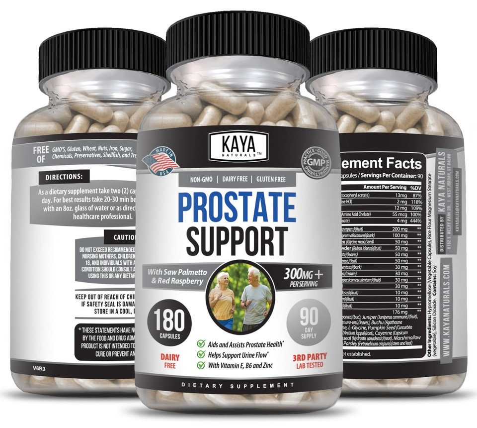 Prostate Health Supplement 180ct DHT & Beta Blocker Bladder Health ...