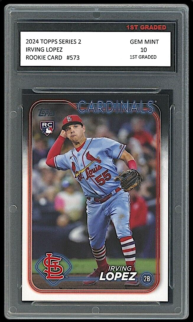 Irving Lopez 2024 Topps Series 2 MLB 1st Graded 10 Rookie Card ...