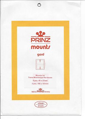 Set of 11 Prinz BLACK Mounts Trans-Mississippi FREE U.S. Shipping w/$50 ...