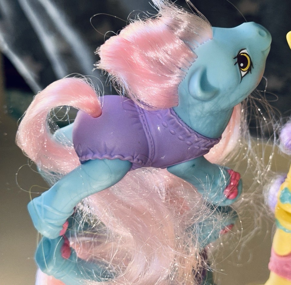 Vintage My Little Pony G1 Ballet Ballerina Ponies and Half Note Beddy ...