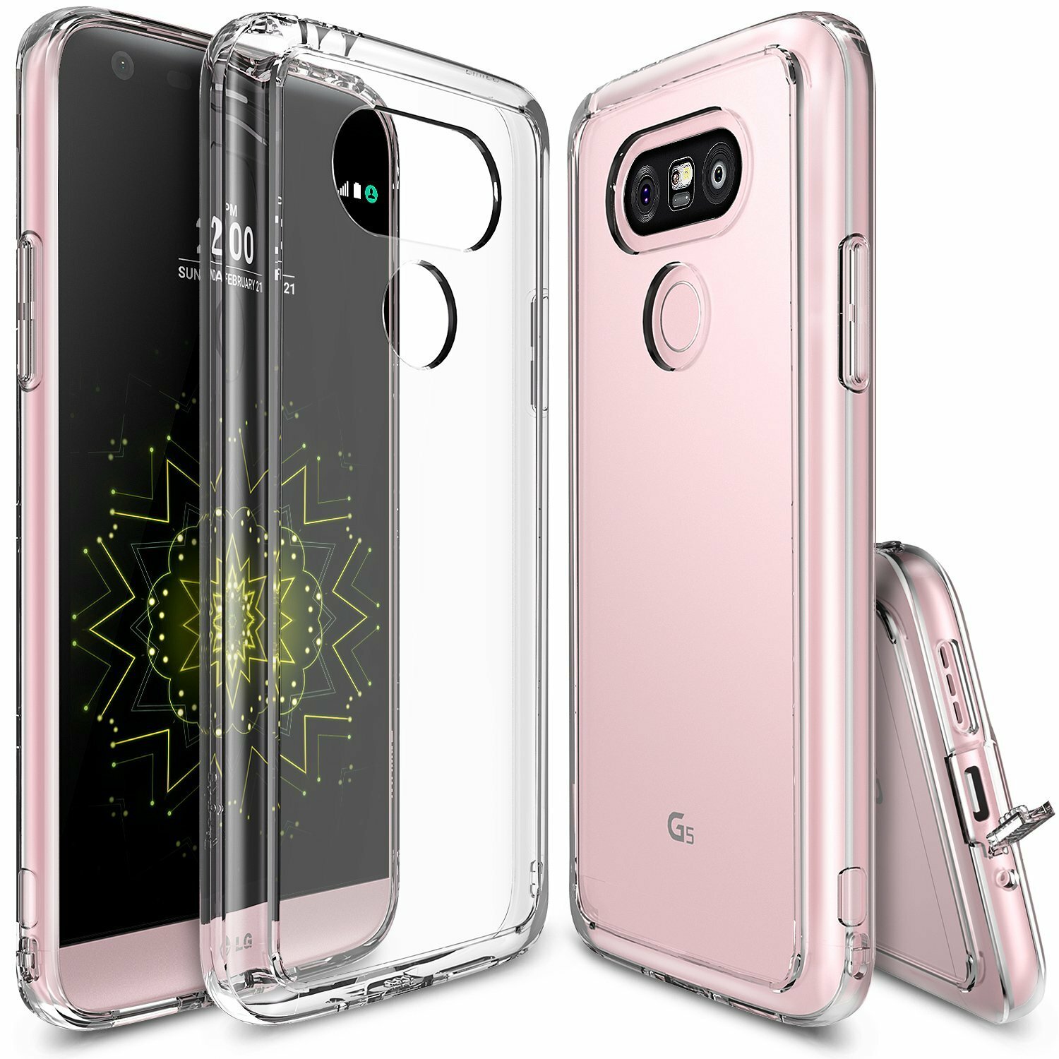 For LG G5 Case | Ringke FUSION Clear Resistance Shockproof Protective ...