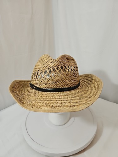 Classic Handmade Dorfman Pacific Authentic DPC Straw Fedora Hat Mens Sz ...