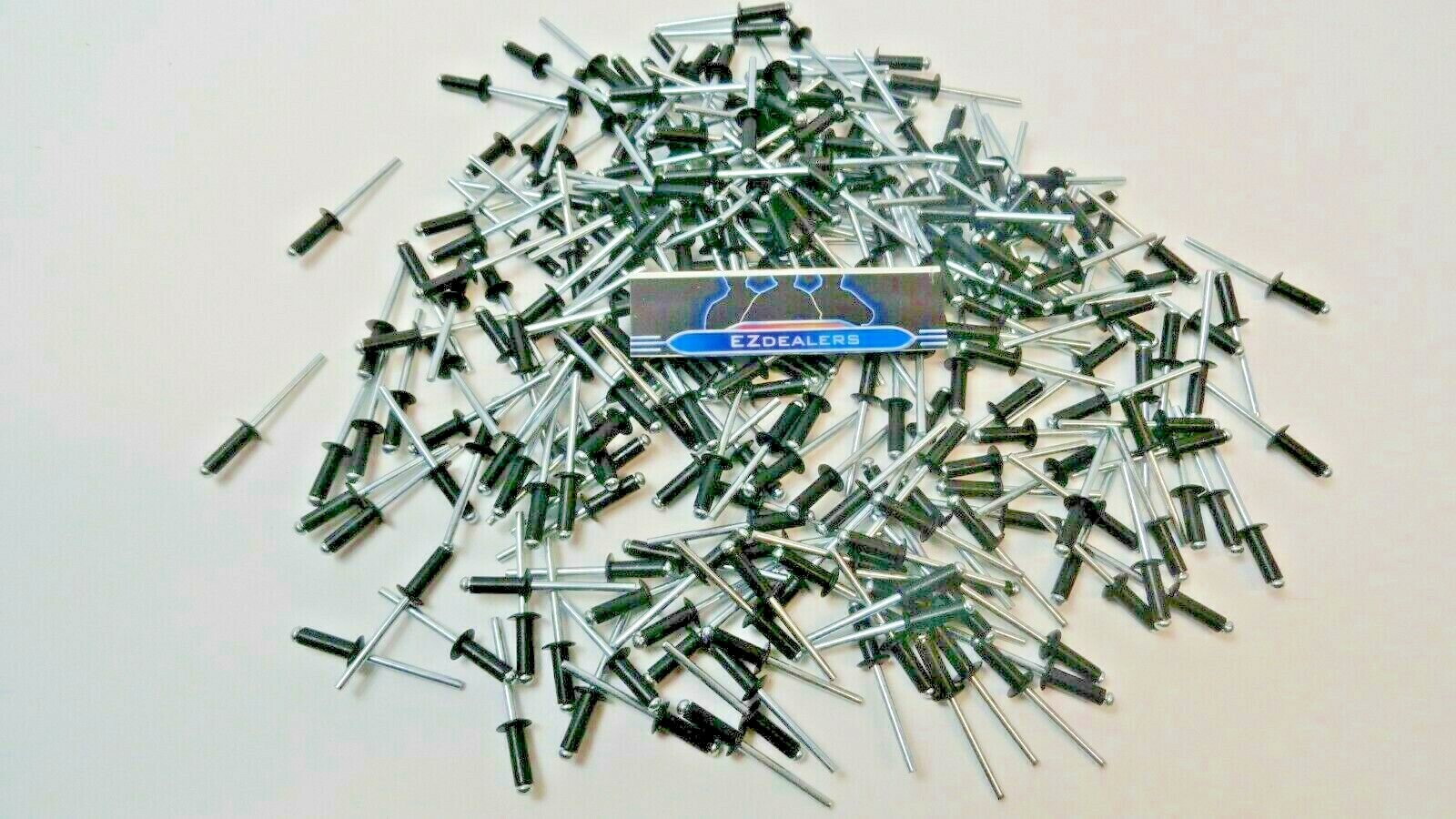 Small Head Black Rivets Pop Rivet 250 qty 3/16" IMCA Wissota USMTS NHRA ...