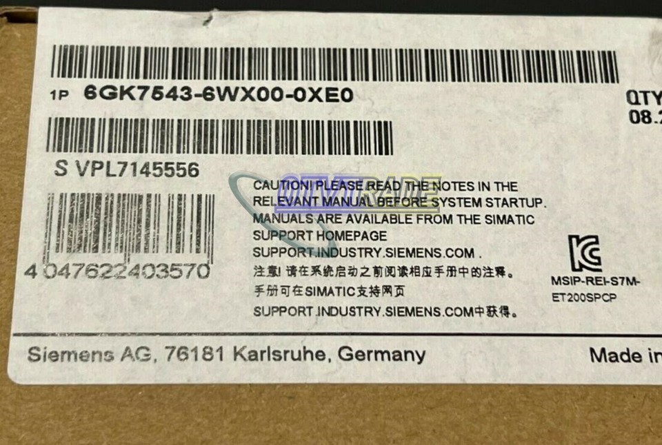 1Pcs Siemens 6GK7543-6WX00-0XE0 Communication processor 6GK7 543-6WX00-0XE0 New | eBay