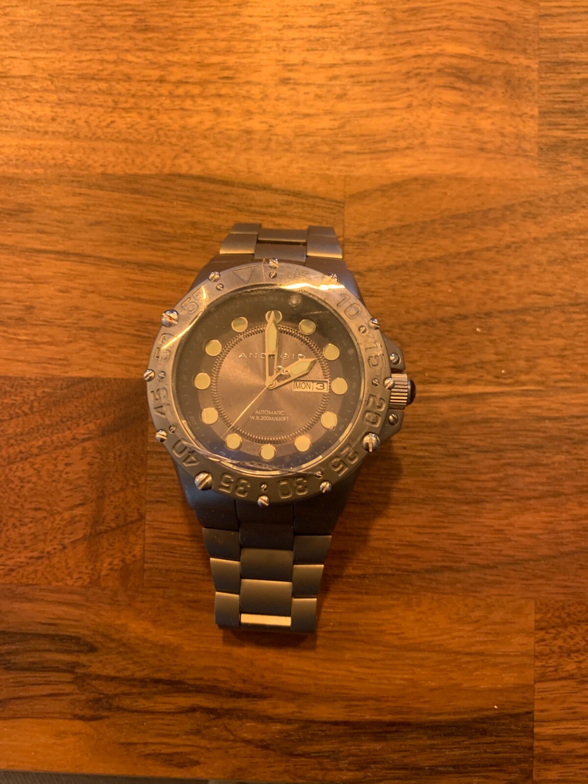 android usa watch automatic wr 200m/660ft ad829 | eBay