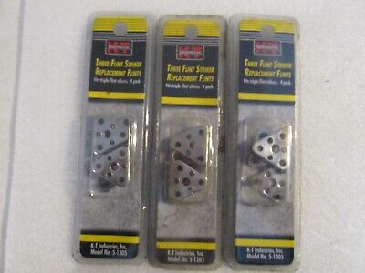 Lot of 3 KT Industries 5-1305 3 Flint Striker Replacements for 3-way ...