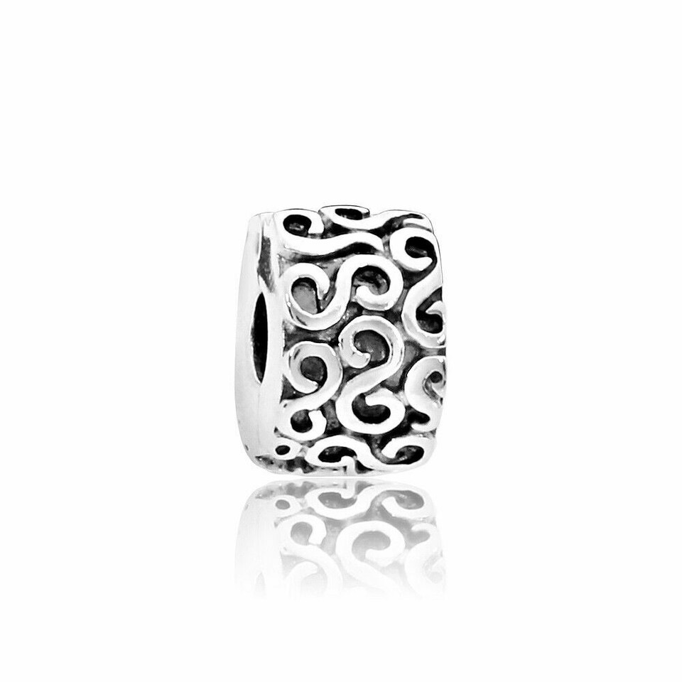 PANDORA S Clip Charm Sterling Silver 790338 | eBay