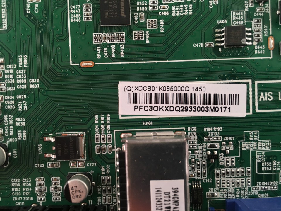 NEC E554 Main Board XDCB01K086 , 715G5729-M03-000-004K | eBay