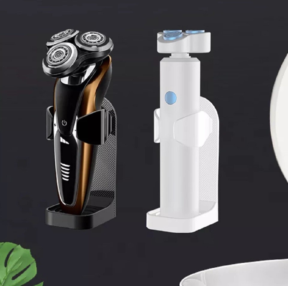 No-Drill Razor Holder Wall Mount – Traceless Shaver Stand & Organizer ...