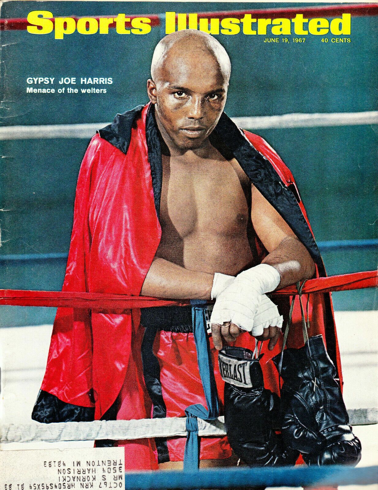 June 19, 1967 Gypsy Joe Harris Boxing Sports Illustrated | eBay
