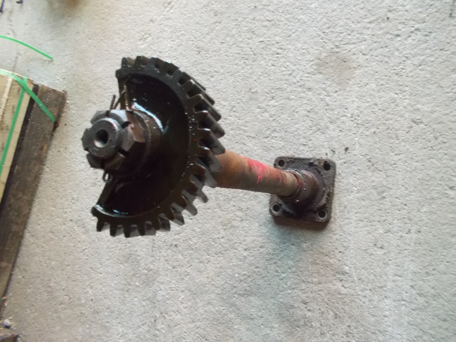 Farmall H HV IH Tractor ORIGINAL bolster shaft to pedestal w/ sector ...