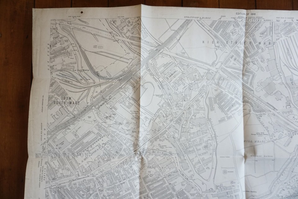 1916 Bromley GER Midland Rly London Tilbury Southend Junction OS ...