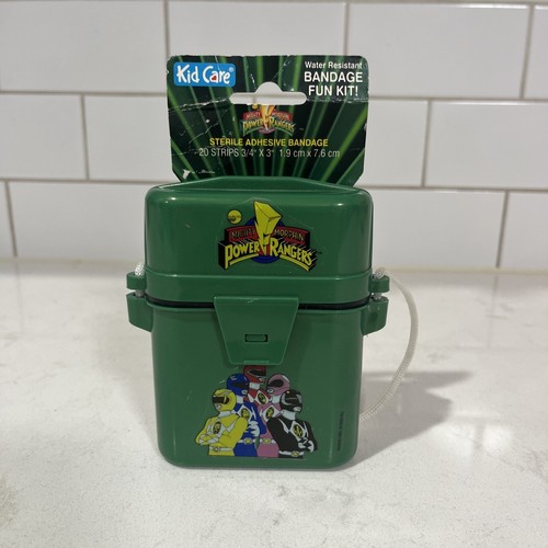 Vintage Power Rangers Kid Care Waterproof Case Sterile Adhesive Bandage ...
