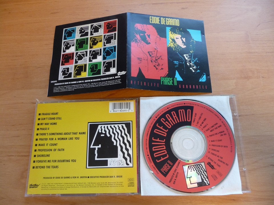 @ CD EDDIE DE GARMO - PHASE II / FOREFRONT RECORDS 1990 ORG/ AOR CCM | eBay