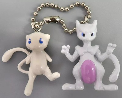 Pokemon Mew Mew2 Keychain Swing 3.5x2.5cm Cute Charm Accessory | eBay