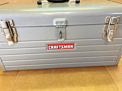 Vintage Craftsman Hand Tool Box Metal Tray w/ Handle, Made in USA | eBay