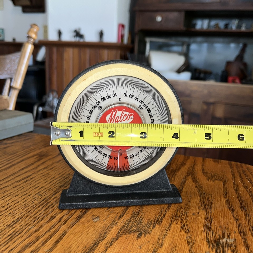 Malco Magnetic Protractor Adjustable Angle Measuring Tool No. L36P | eBay