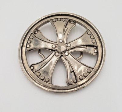Silver Star Original Spinner Wheel Belt Buckle | eBay