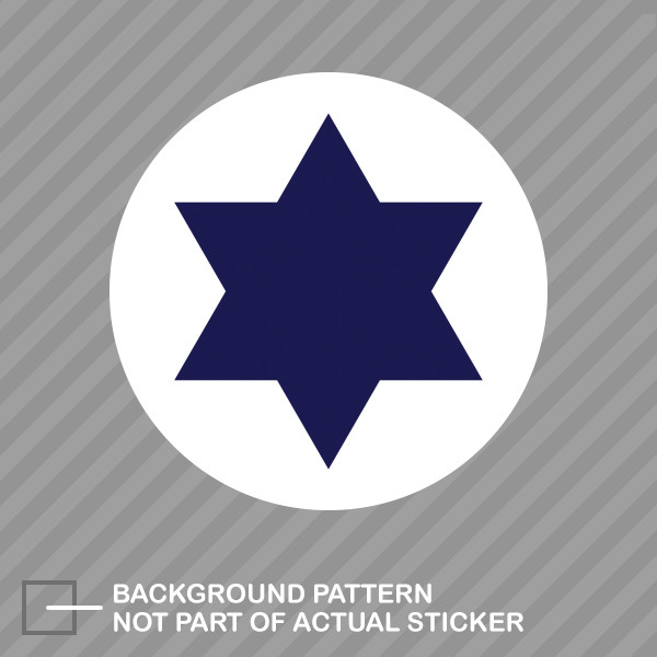 Israeli Air Force Roundel Sticker Decal Vinyl Israel IAF ISR IL | eBay