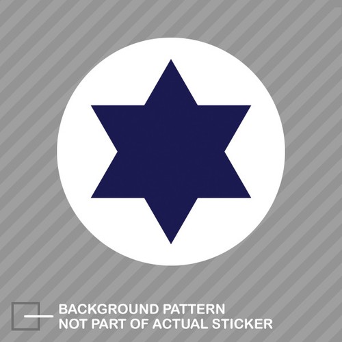 Israeli Air Force Roundel Sticker Decal Vinyl Israel IAF ISR IL | eBay