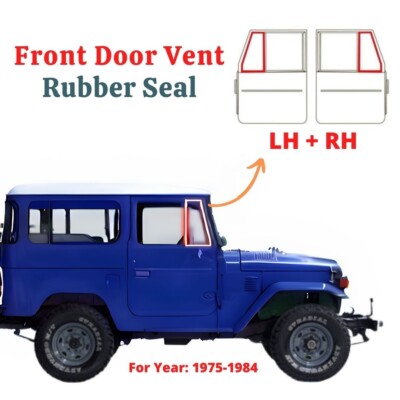 Vent Quarter Window Weatherstrip Pair Toyota FJ40 FJ45 BJ40 Land ...